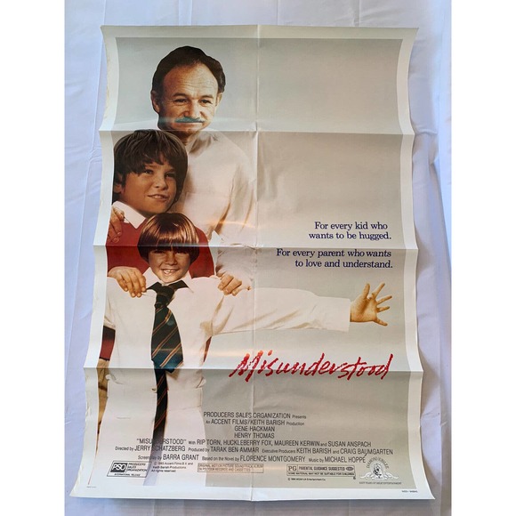 Art | Misunderstood Original One Sheet Movie Poster Folded 1984 Gene ...